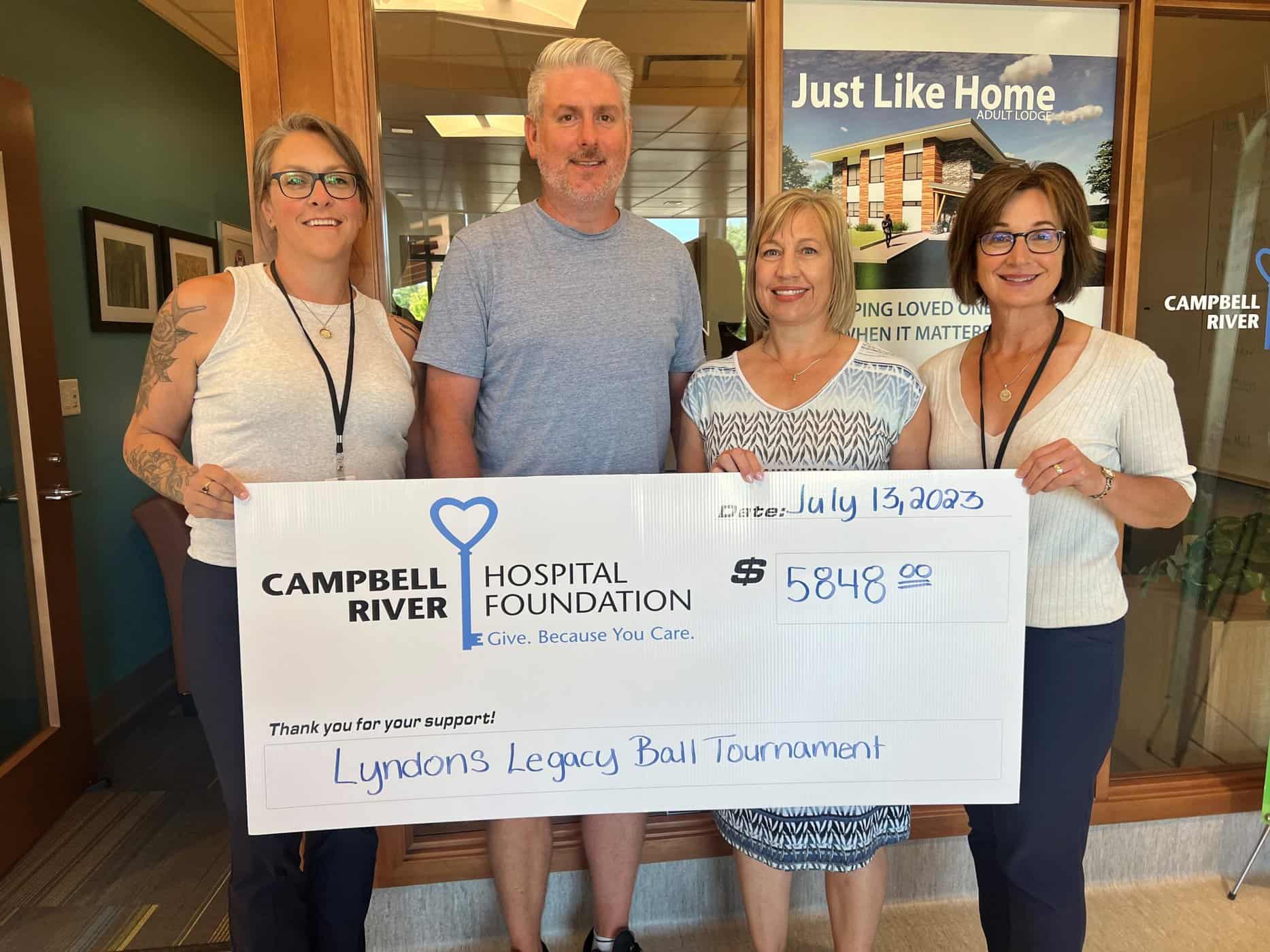 Lyndon's Legacy continues to give back. - Campbell River Hospital ...